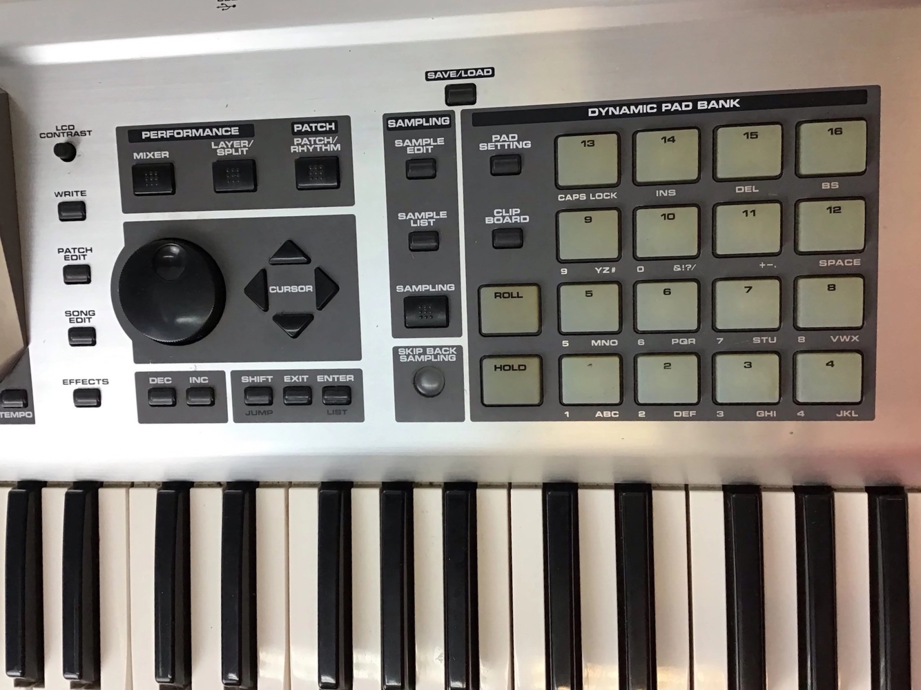 Roland Fantom X6 Electric Keyboard Synthesizer 61-Key Silver | USA Pawn