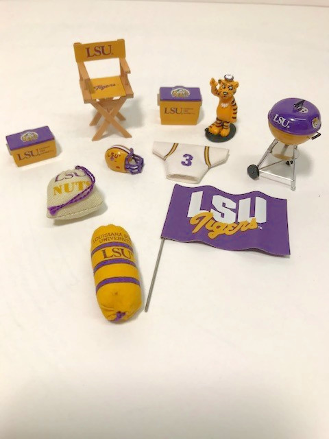 LSU Tiger Figurine With Accessories | USA Pawn